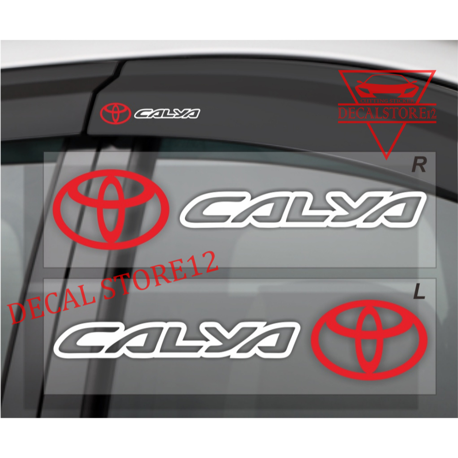 Jual Stiker sticker mobil calya stiker cutting talang air toyota calya ...