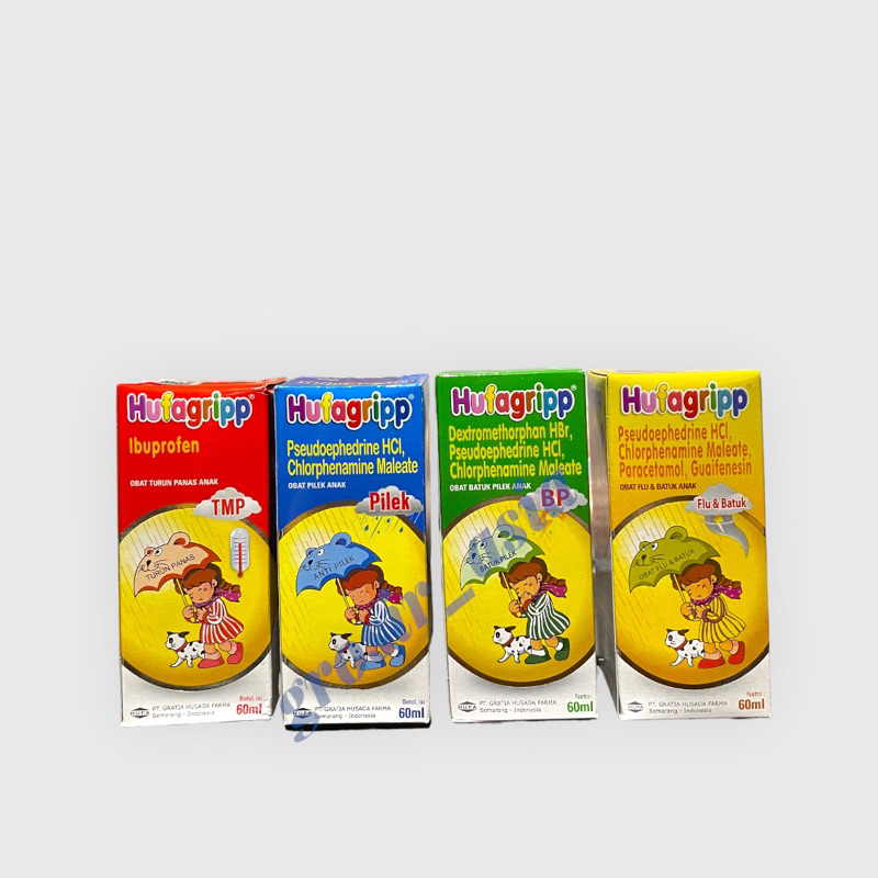 Jual Hufagrip Syrup 60 ML All Varian | Shopee Indonesia