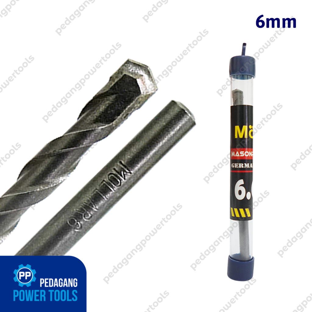 Jual MOLLAR MATA BOR BETON 6 MM MATABOR TEMBOK IMPACT MASONRY DRILL BIT | Shopee Indonesia