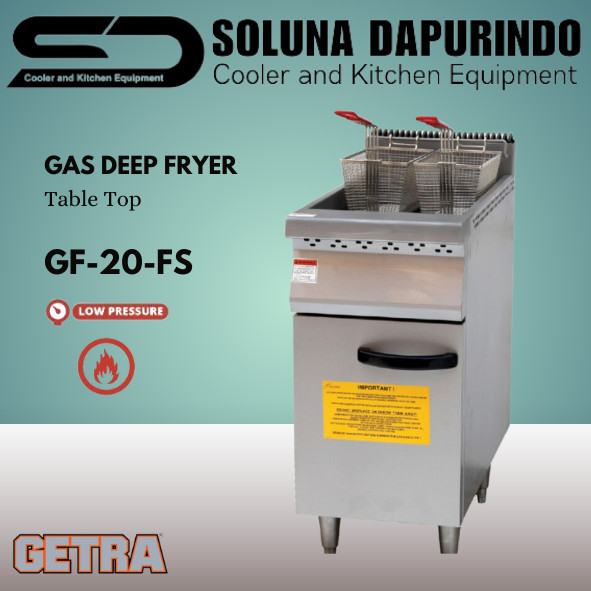 Jual GETRA Gas Deep Fryer GF-20-FS / Penggorengan Gas / GF20FS | Shopee ...
