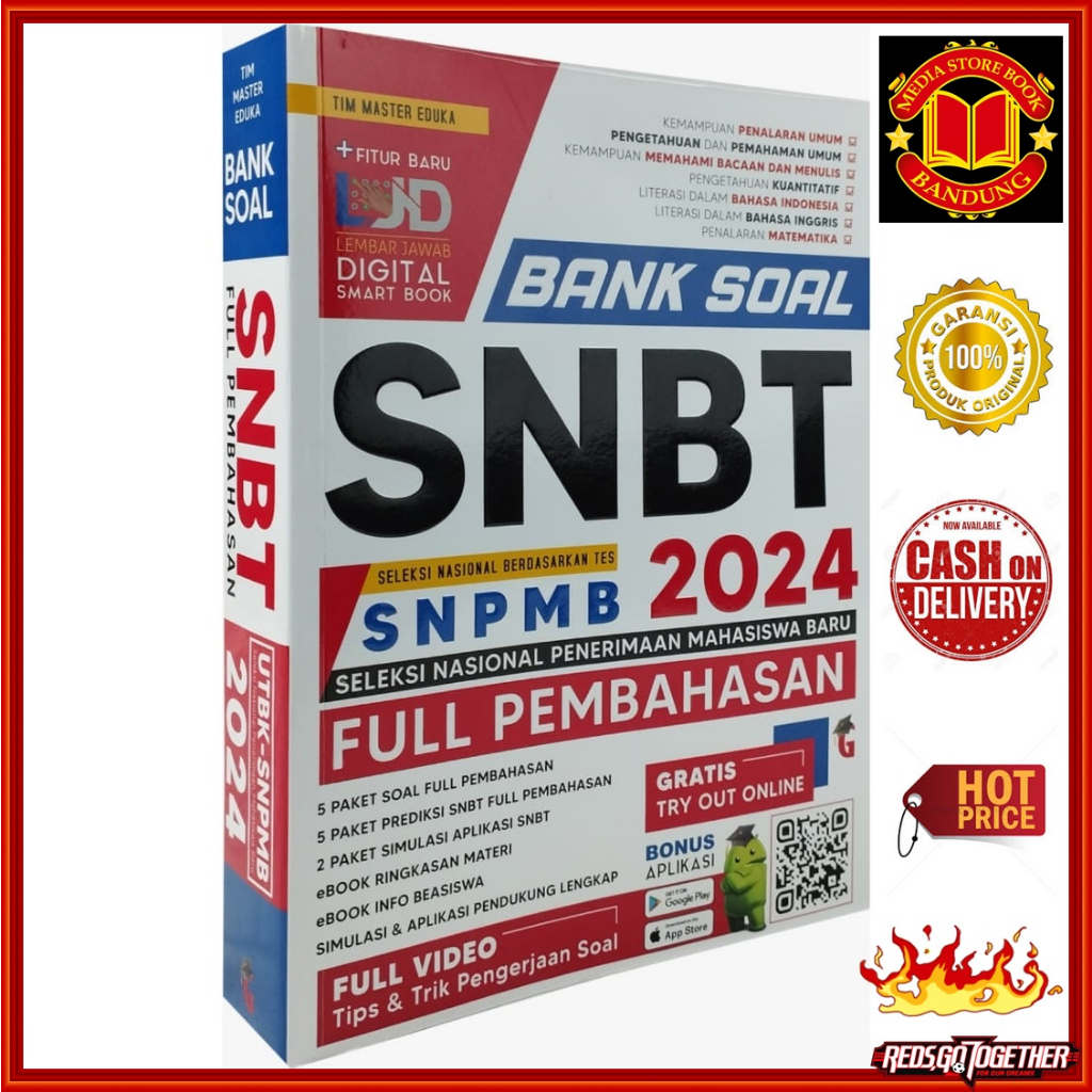 Jual BUKU SOAL SNBT BEST SELLER - SBNT - BANK SOAL SNBT SNPMB 2024 (100%ORIGINAL) | Shopee Indonesia