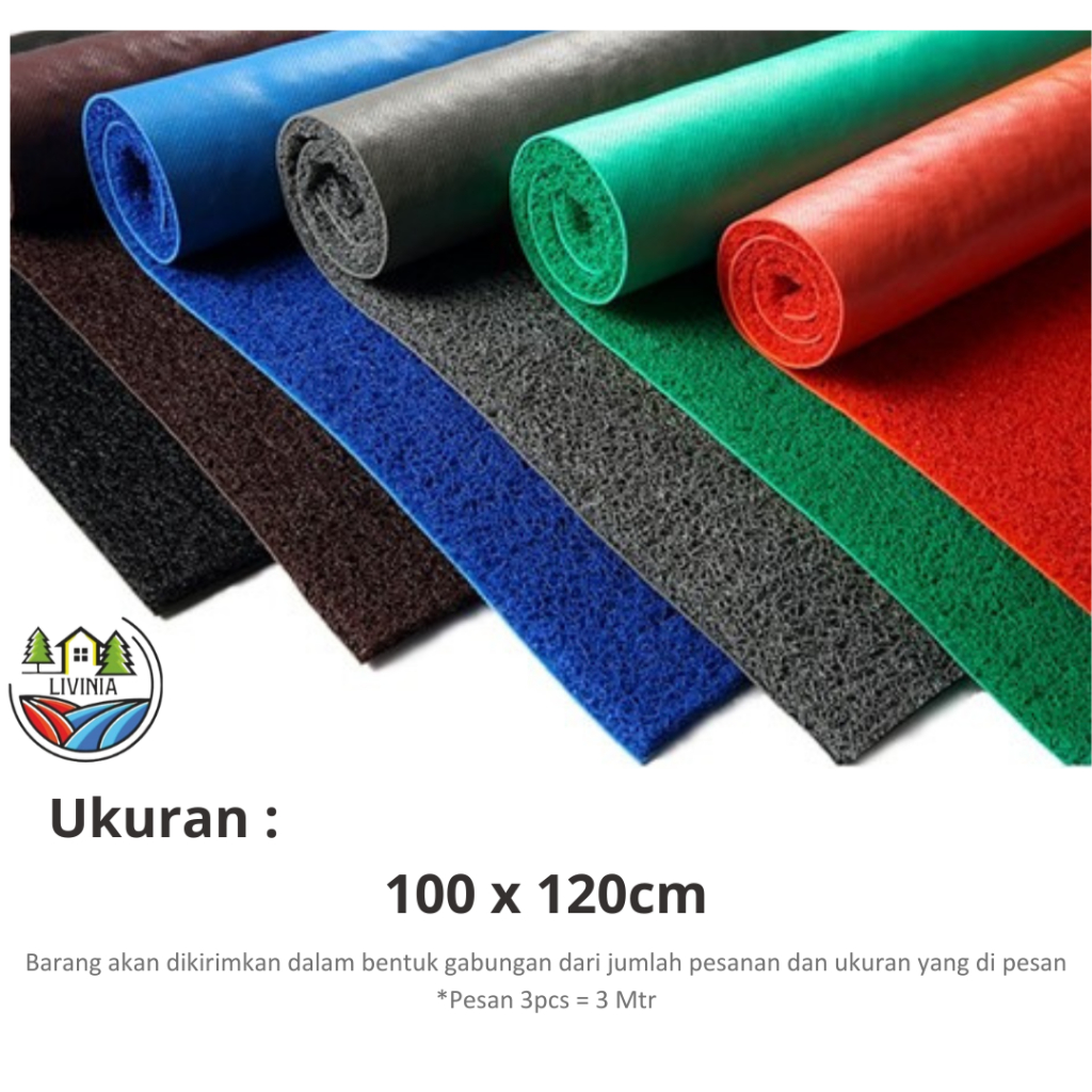 Jual KESET KARPET BIHUN PVC Anti-Slip Meteran 120cm X Per Meter ...