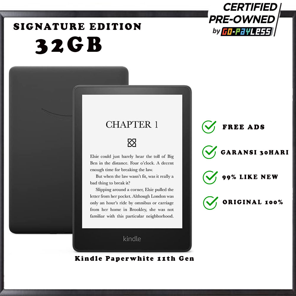 Jual Kindle Paperwhite 11th Gen (2021) Signature 32GB (CRA) | Shopee ...