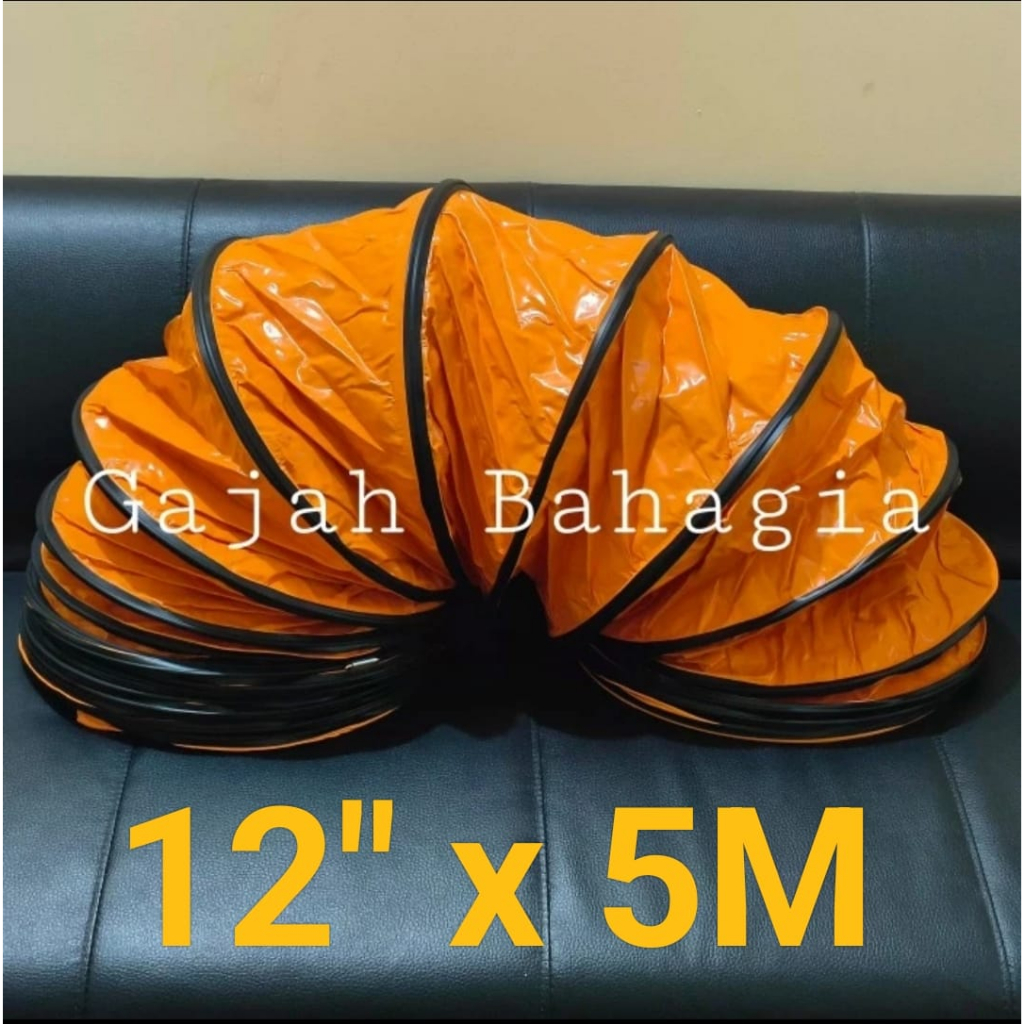 Jual Selang Ventilator Portable 12" x 5 meter Flexible Duct Hose 12 ...