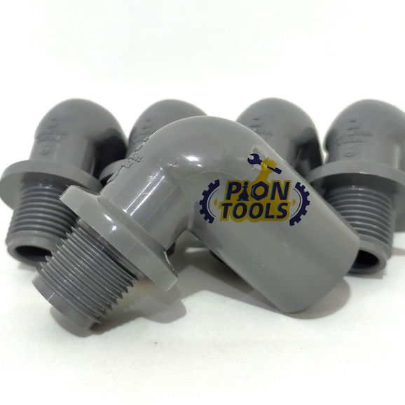 Jual SCG KNIE DRAT LUAR 1/2" AW Elbow PVC knee PVC Keni Valve Elbow 1/2 ...