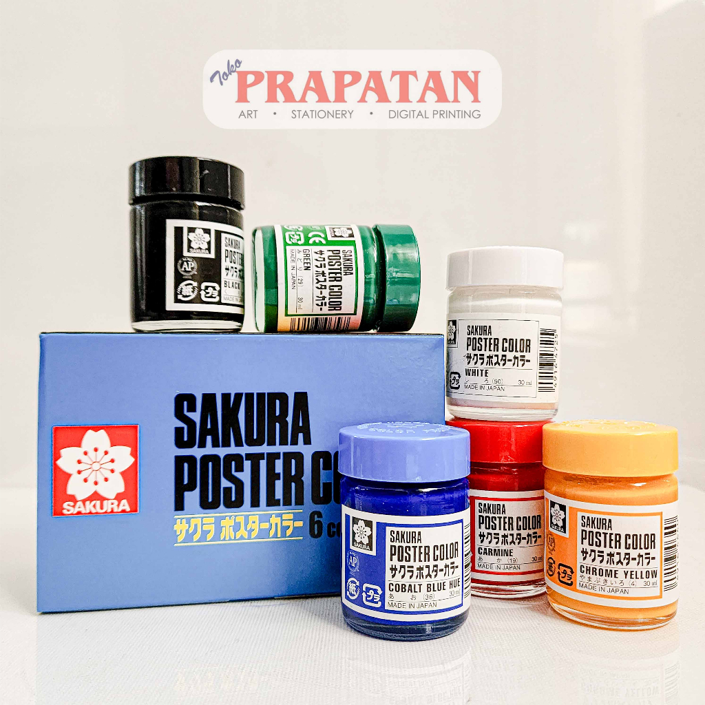 Jual Sakura Poster Color Set 6C | Cat Poster Set | Shopee Indonesia