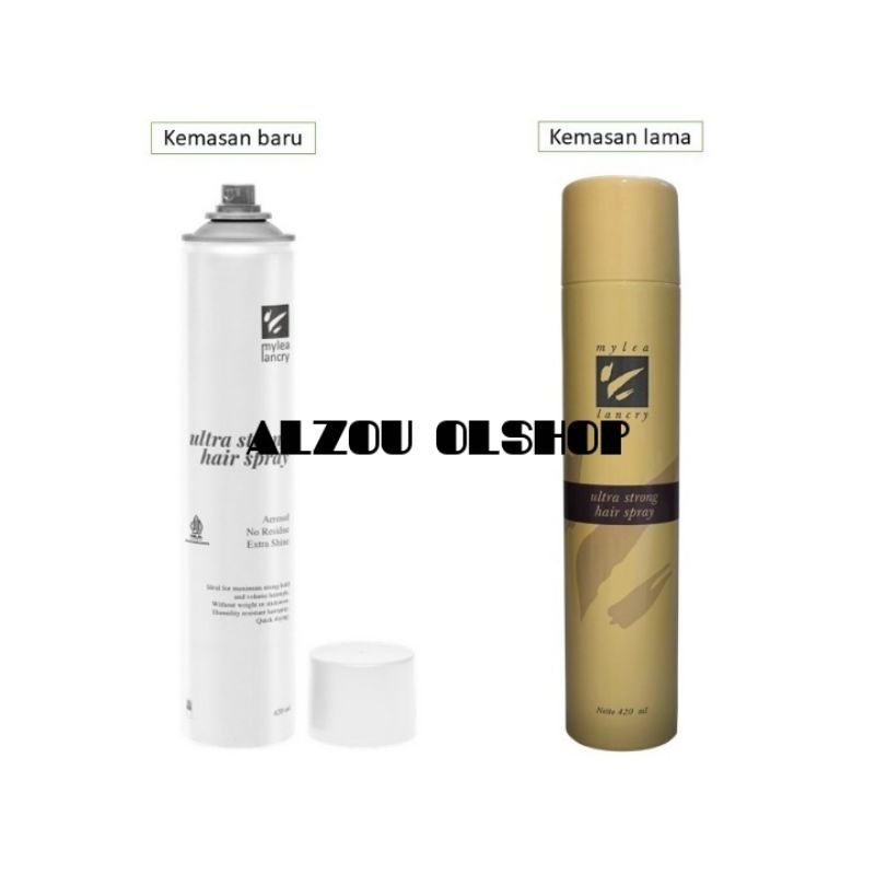 Jual Mylea lancry hair spray ultra strong 200ml/420 ml | Shopee Indonesia
