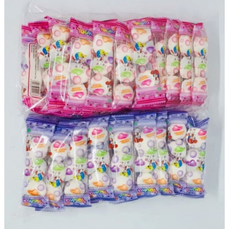 Jual Permen Marshmallow Youka Aneka Rasa Isi 20 Pcs | Marsmallow Candy ...
