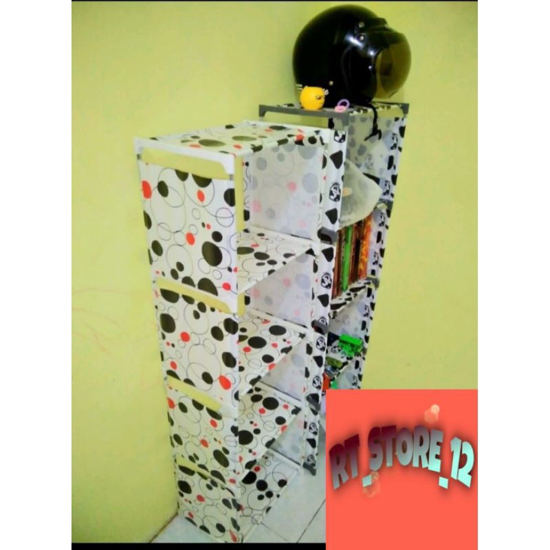 Jual RAK HELM 4 SUSUN RAK SUSUN RAK SERBAGUNA LEMARI TAS LEMARI ...