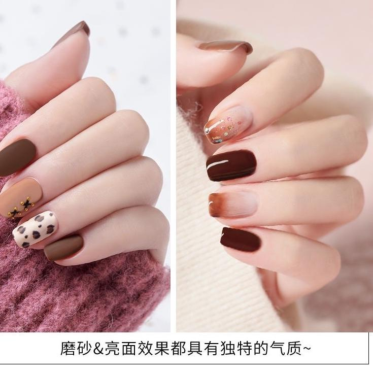 Jual Coffee Chocolate Brown Milk Tea Series / Gel Nail Polish 15ml UV ...