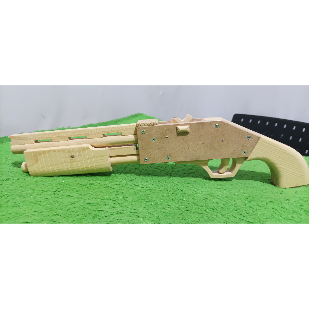 Jual Pistol Karet Gelang Shotgun Rubber Band Gun | Shopee Indonesia