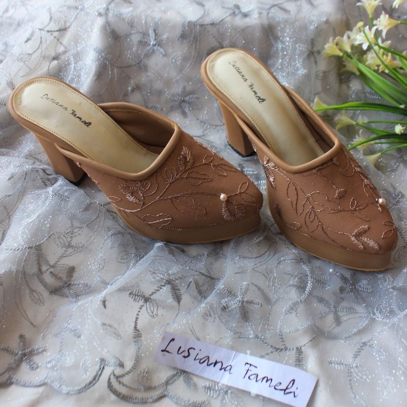 Jual LUSIANA I sepatu heels transparan hak 3 sampai 9 cm bride shoes ...