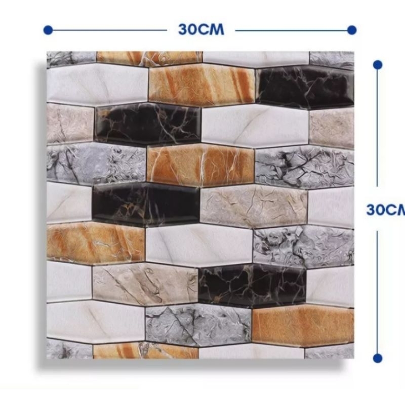 Jual wallpaper batu alam 3D 3 dimensi anti air | Shopee Indonesia