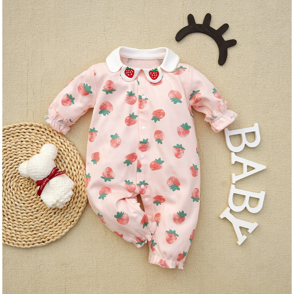 Jual Babylovanta Baju Jumper anak perempuan lucu motif Strawberry usia ...