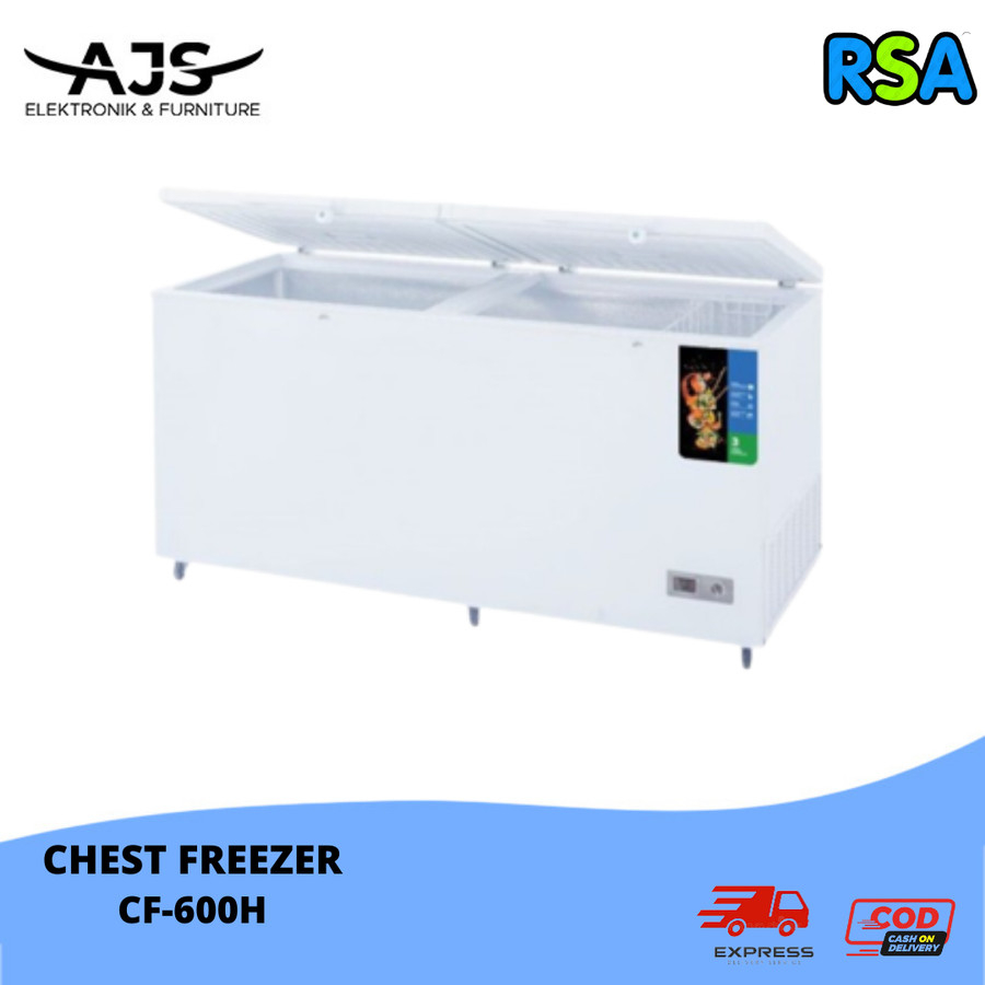 Jual Chest Freezer RSA CF-600 H / CF600H Freezer Box 500 liter | Shopee ...