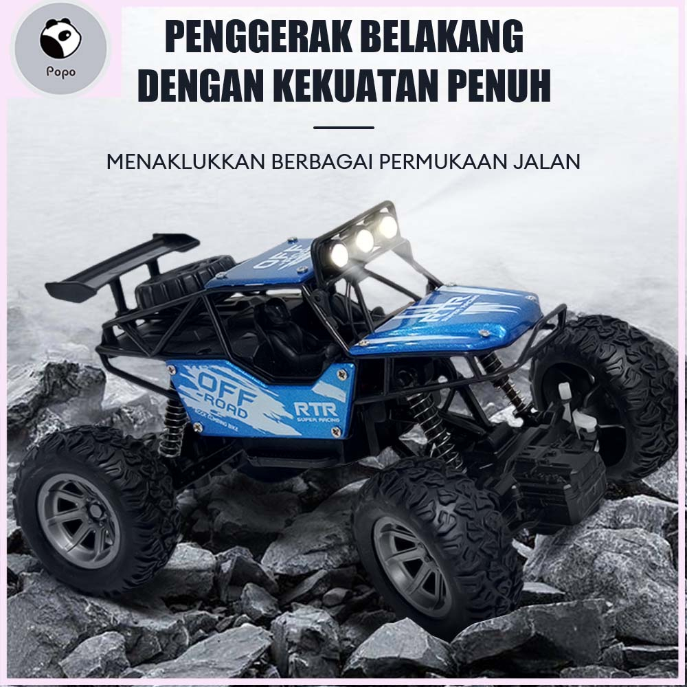 Jual Mainan Mobil Remote Control off-Road Climbing Car RC Rock Crawler 2WD Powerful | Shopee ...