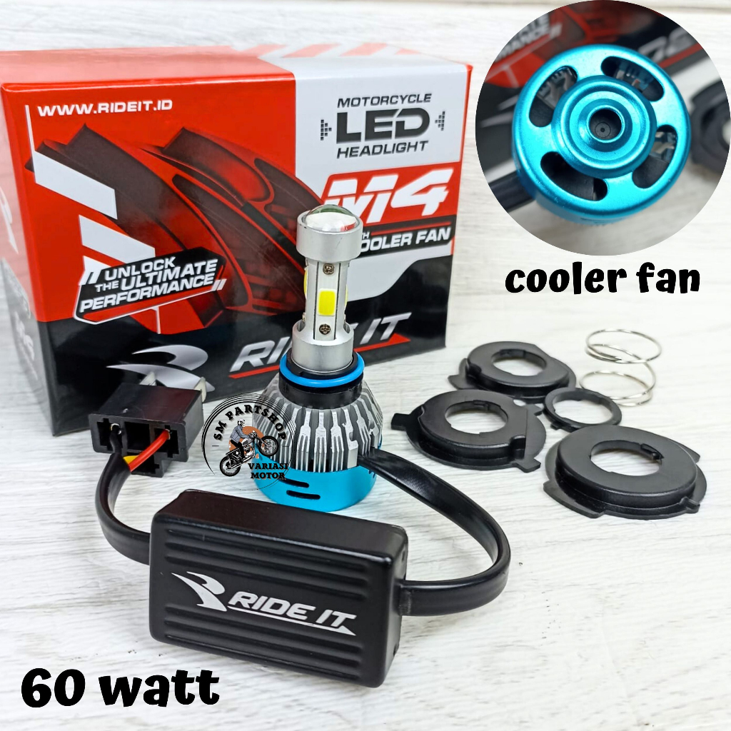 Jual DOP LED H4 SENJA LAMPU LED MOTOR M4 35 WATT BOHLAM 6 SISI SUPER ...