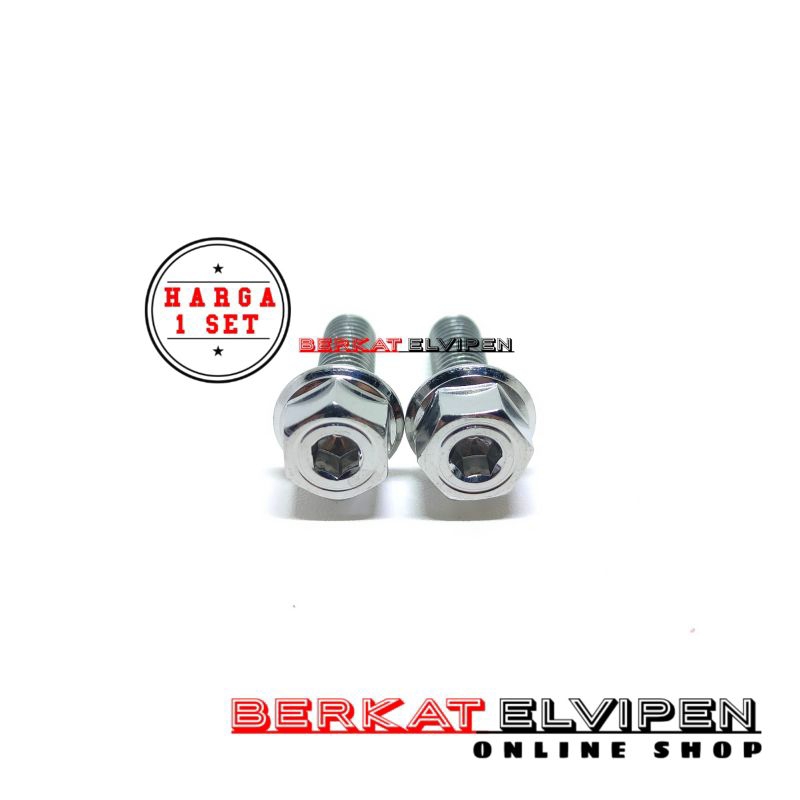Jual Baut Probolt 2 Kunci Kaliper Belakang Pcx 150 160 Adv Stainless Thailand | Shopee Indonesia