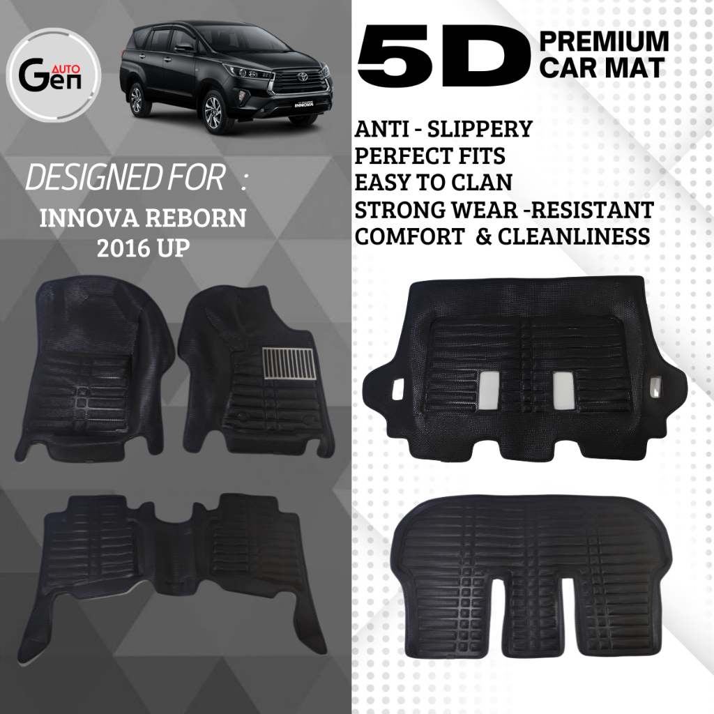 Jual Karpet Mobil 5D Toyota Innova 2016 Reborn / Premium Car Carpet ...