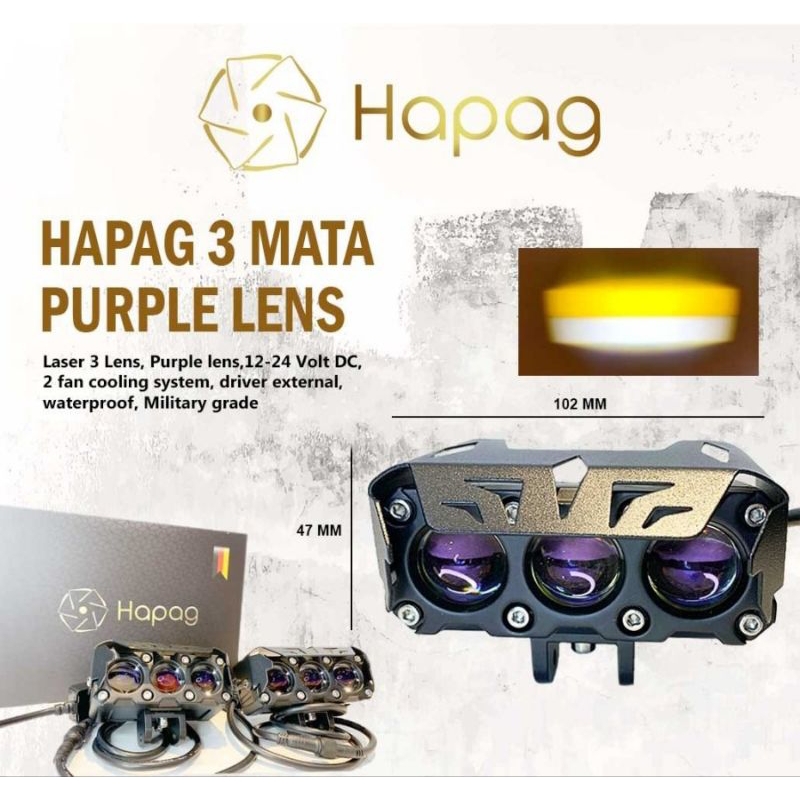 Jual Mini Laser HAPAG Mini Laser LED 3 Mata 35 Watt Lampu Tembak ...