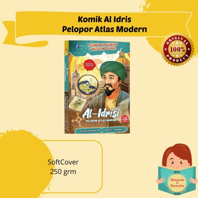 Jual Komik Al-Idrisi : Pelopor Atlas Modern | Shopee Indonesia