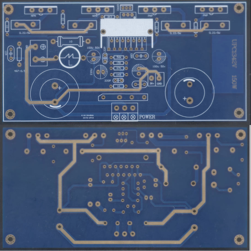 Jual PCB HIFI amplifier UPC1342V 2set final | Shopee Indonesia