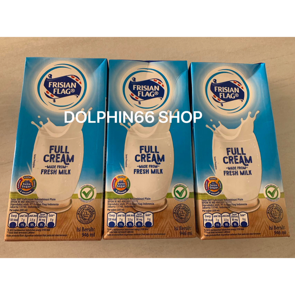 Jual Frisian Flag Family UHT Full Cream 946 ml | Shopee Indonesia