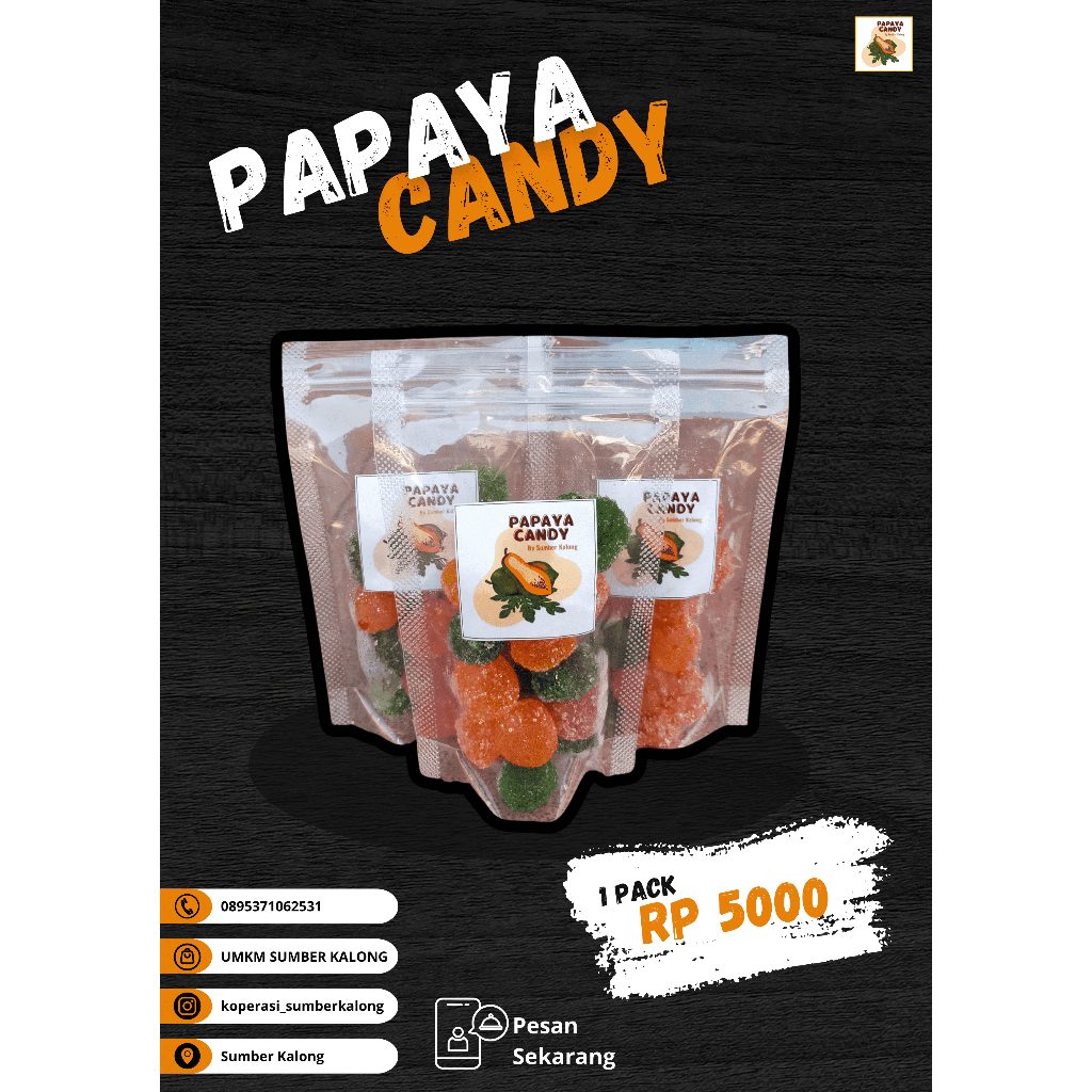 Jual Papaya Candy Permen Kenyal Dari Olahan Pepaya | Shopee Indonesia