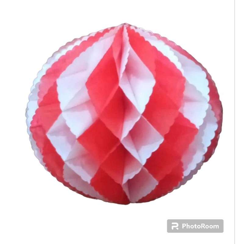 Jual Lampion Lipat Merah Putih Termurah Dekorasi Gantungan Bulat 17 ...