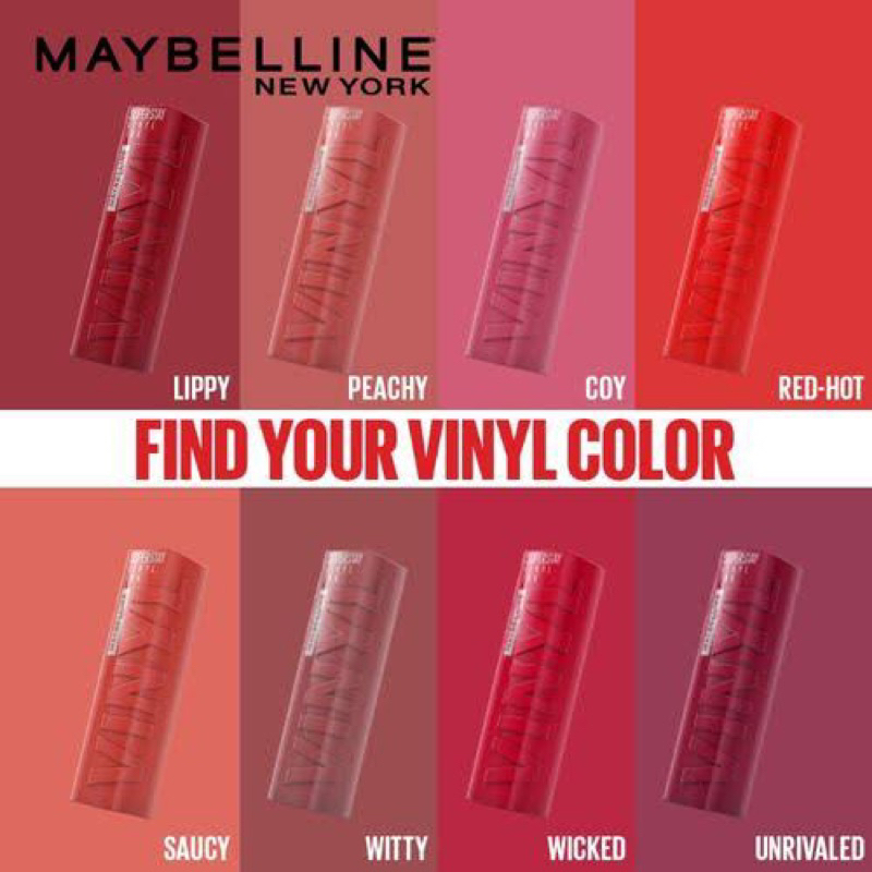 Jual Maybelline Superstay Vinyl Ink 62 65 30 130 100 63 charmed ...