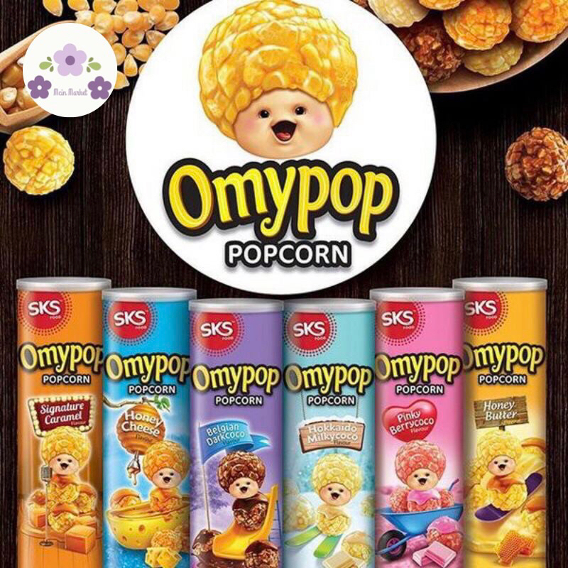 Jual OMYPOP POPCORN/Kaleng Popcorn Jagung Tabung Varian Rasa Product ...