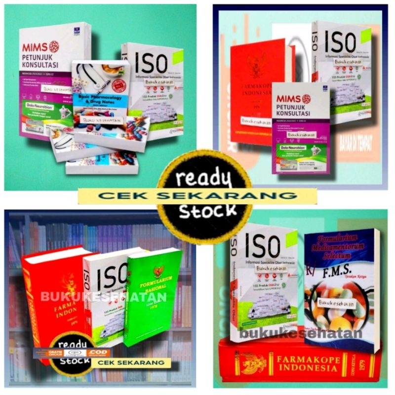 Jual BEBAS PILIH BUKU FARMASI ISO-DRUG NOTES-MIMS-FMS-FI3(FARMAKOPE ...