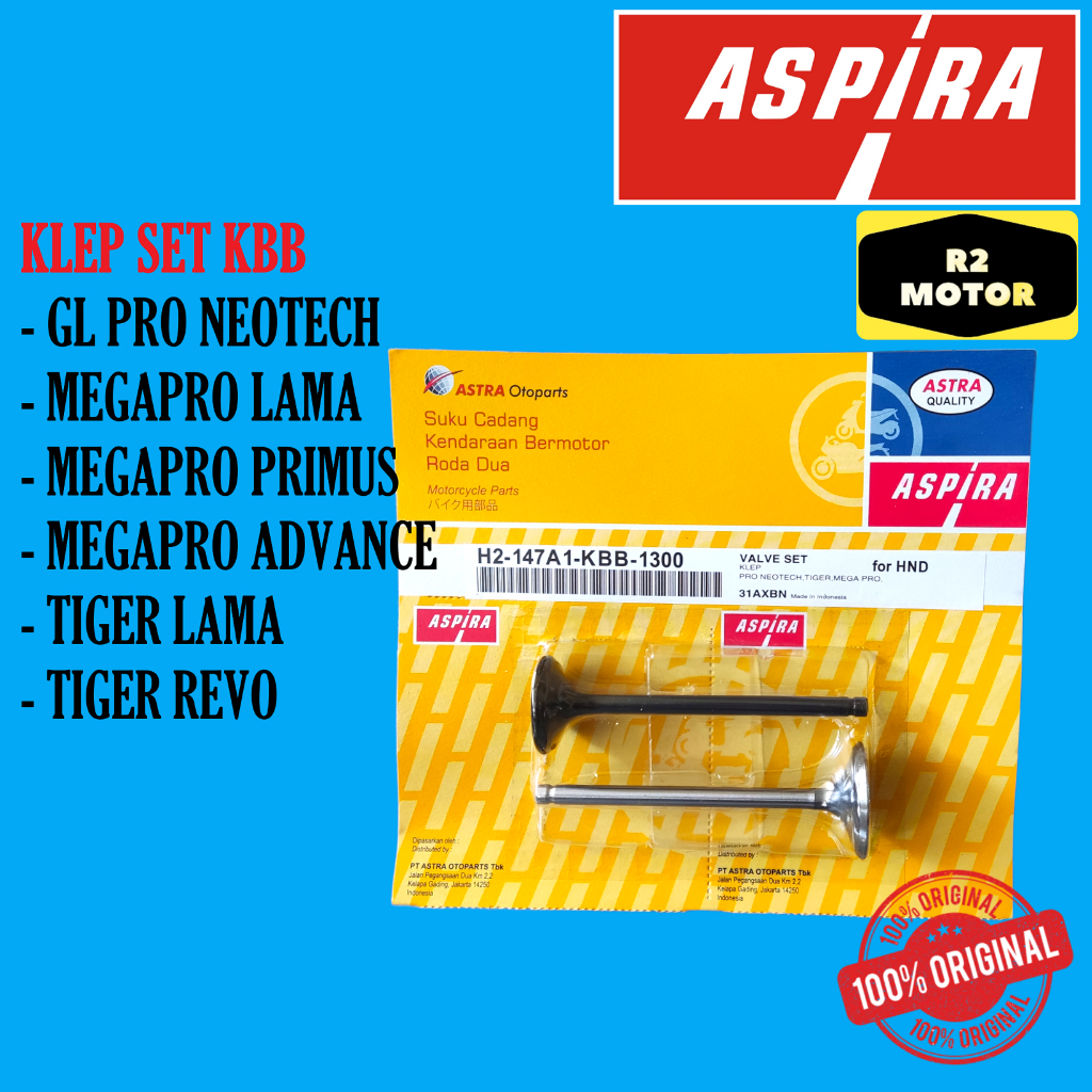 Jual PAYUNG VALVE KLEP SET KBB ASPIRA GL PRO NEOTECH NT MEGAPRO PRIMUS ADVANCE TIGER LAMA REVO ...