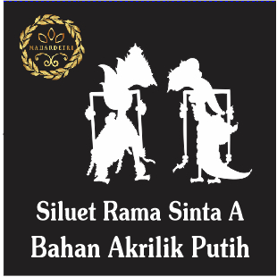 Jual Siluet Rama Sinta Model A bahan Akrilik PUTIH (sepasang) | Shopee ...