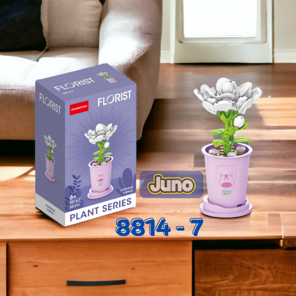 Jual Juno Flower Bouquet Bunga Immortal / Hadiah Mainan Balok Bunga ...
