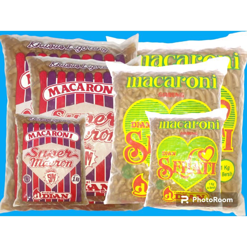 Jual makaroni sEHATI DIAN makaroni hitam/macaroni kriyuk 3varian ...