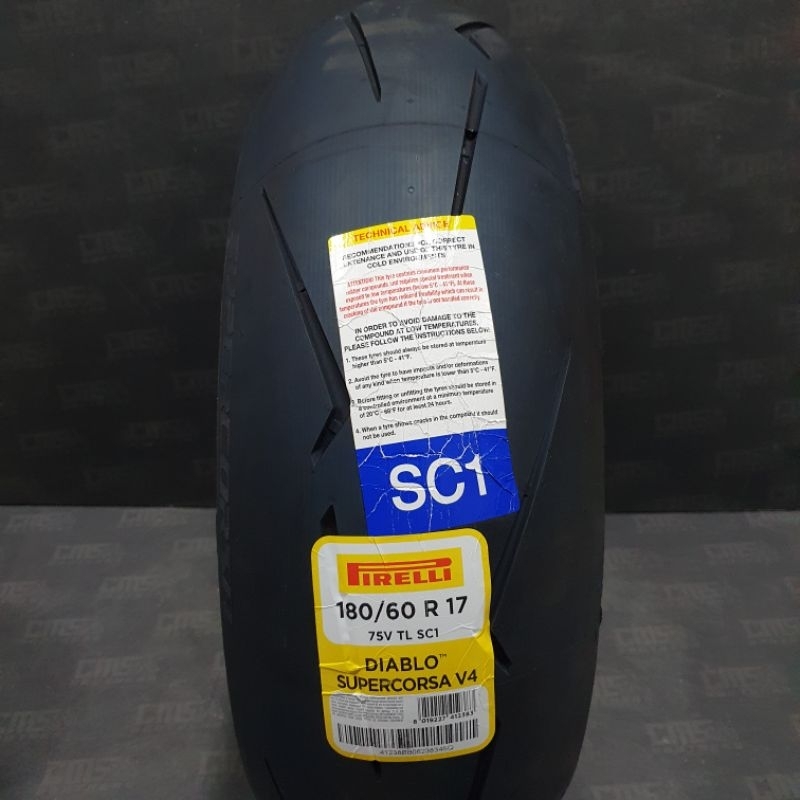 Jual Ban Pirelli Supercorsa V4 180 60 17 Produksi 2023 New | Shopee ...