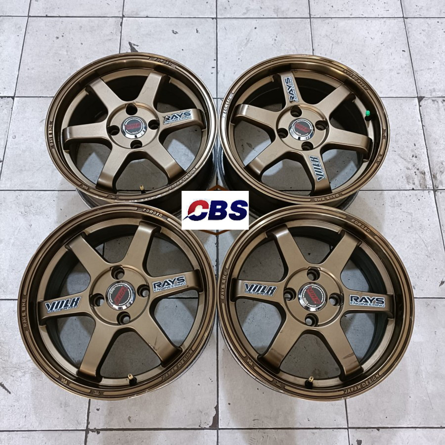 Jual VELG MOBIL SECOND VOLK RAYS RING 15 LEBAR 6,5 PCD 4X100 | Shopee Indonesia