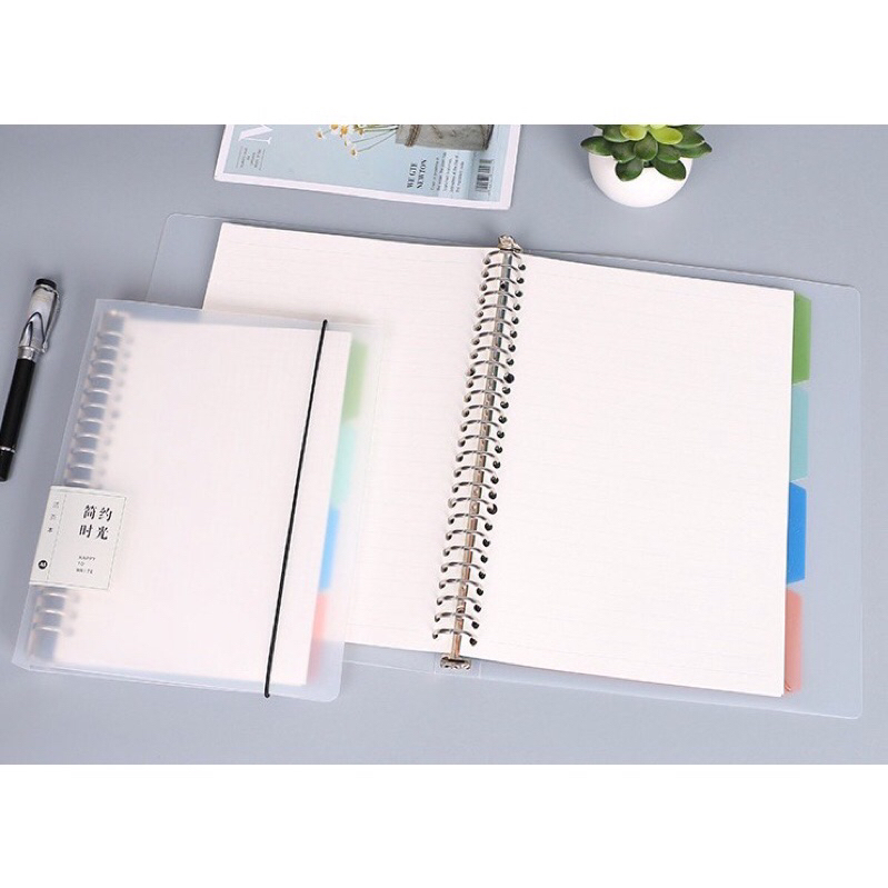 Jual COVER BINDER TRANSPARAN A5 (20 RINGS) | Shopee Indonesia