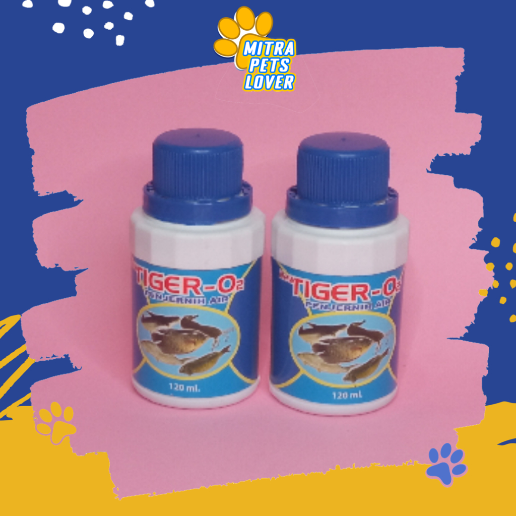 Jual TIGER O2 125 ML - PENJERNIH AIR KOLAM IKAN KOI IKAN LELEIKAN NILA ...