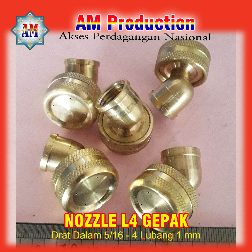Jual Nozzle Lubang 4 Gepak Bengkok | Shopee Indonesia