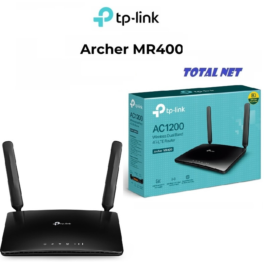 Jual TP-Link Archer MR400 TL-MR400 AC1200 Wireless Dual Band 4G LTE ...