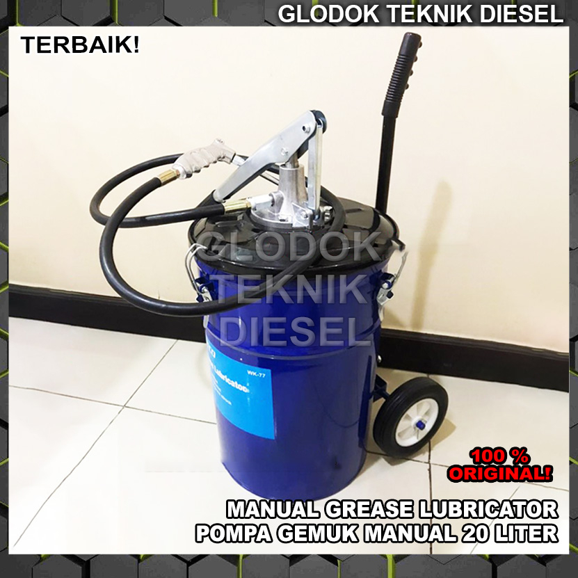 Jual Pompa Gemuk Drum Manual 20 Liter Grease Pump Lubricator 20 L ...