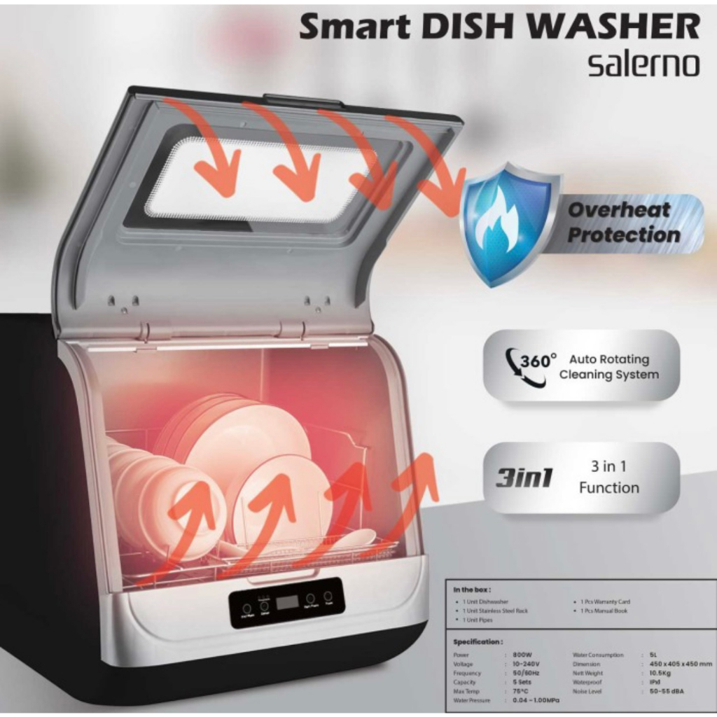 Jual BOLDe Smart Dishwasher Salerno (Mesin Pencuci Piring Otomatis ...