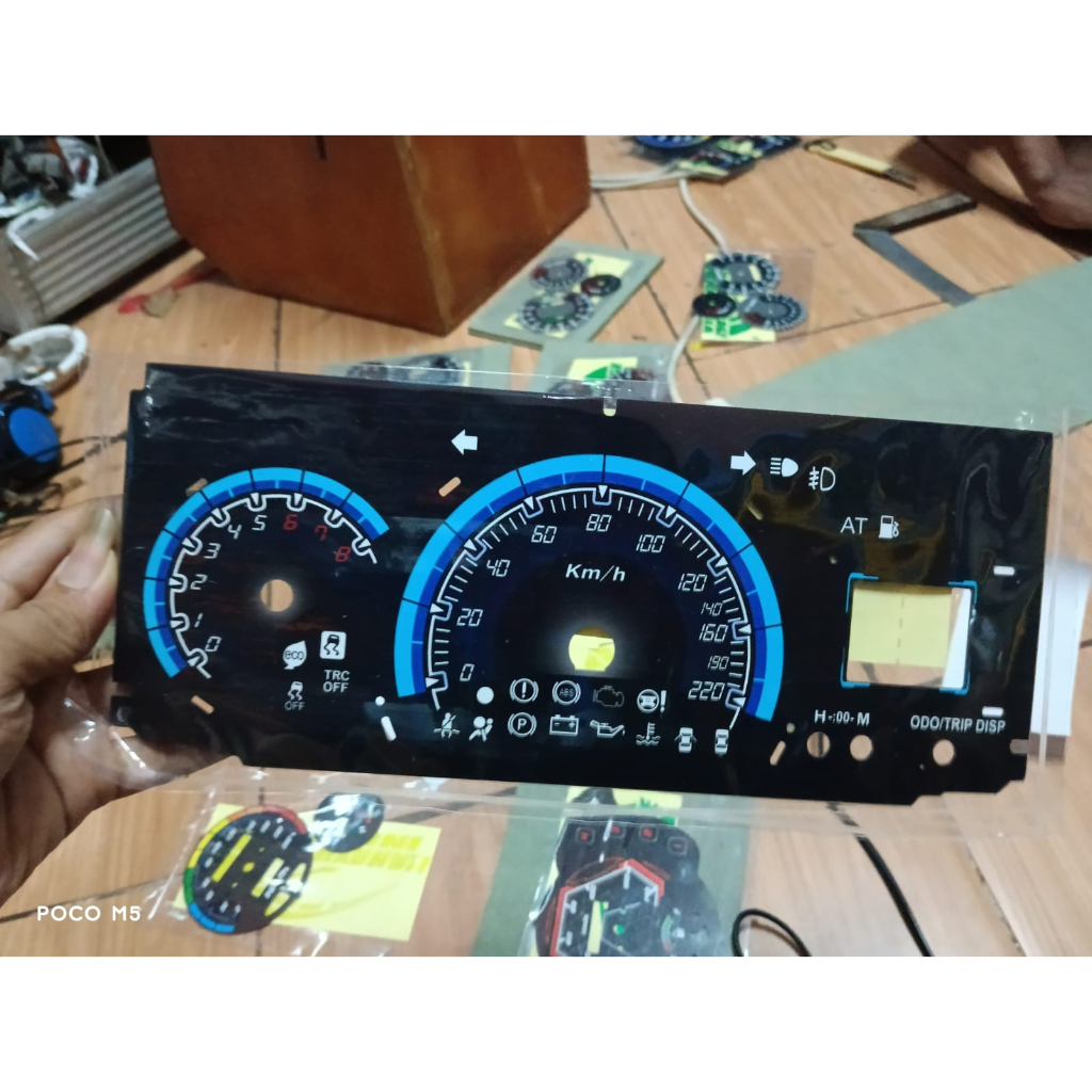 Jual papan speedometer custom calya sigra panel spido meter custom ...