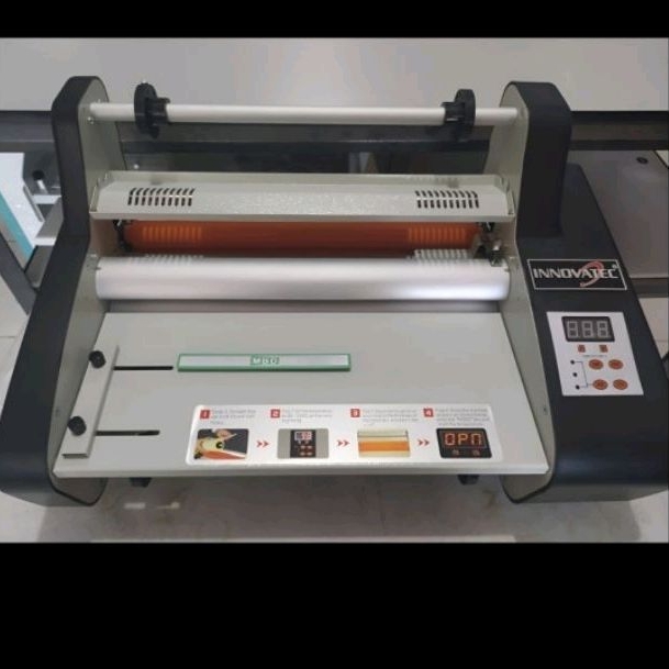 Jual Mesin Laminasi Laminator Alat Laminating Panas Dingin Roll 35cm A6 ...