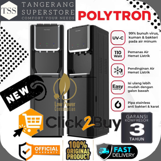 Jual POLYTRON DISPENSER GALON BAWAH PWC 615 X / PWC615 / PWC-615 ...