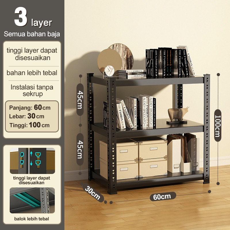 Jual Rak Susun Besi Rak Layer Besi Lerberg Seri Msf 4 & 5 Tingkat/Rak ...