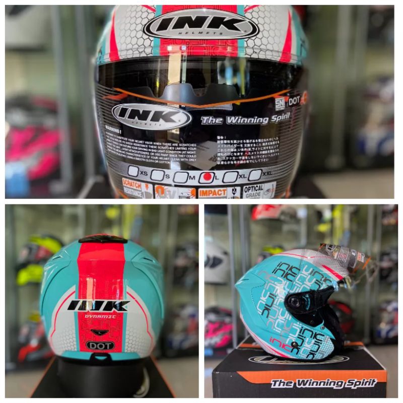 Jual HELM INK DYNAMIC HITAM DOP SOLID ORIGINAL | Shopee Indonesia