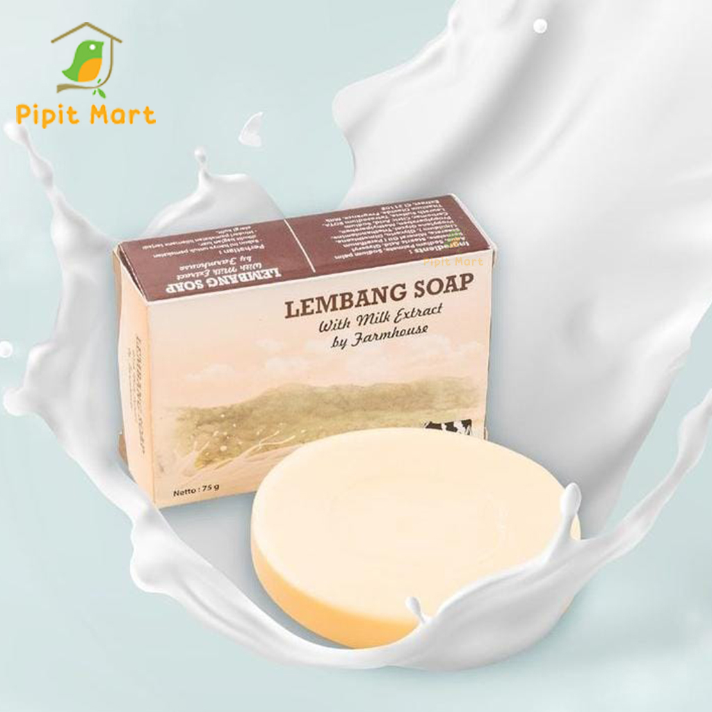 Jual Lembang Milk Soap Sabun Batang Susu Brightening Body Wash | Shopee ...